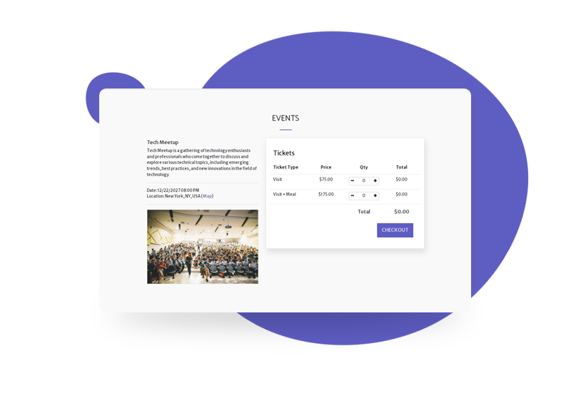 Event Management Website | Create an Event Website - SITE123