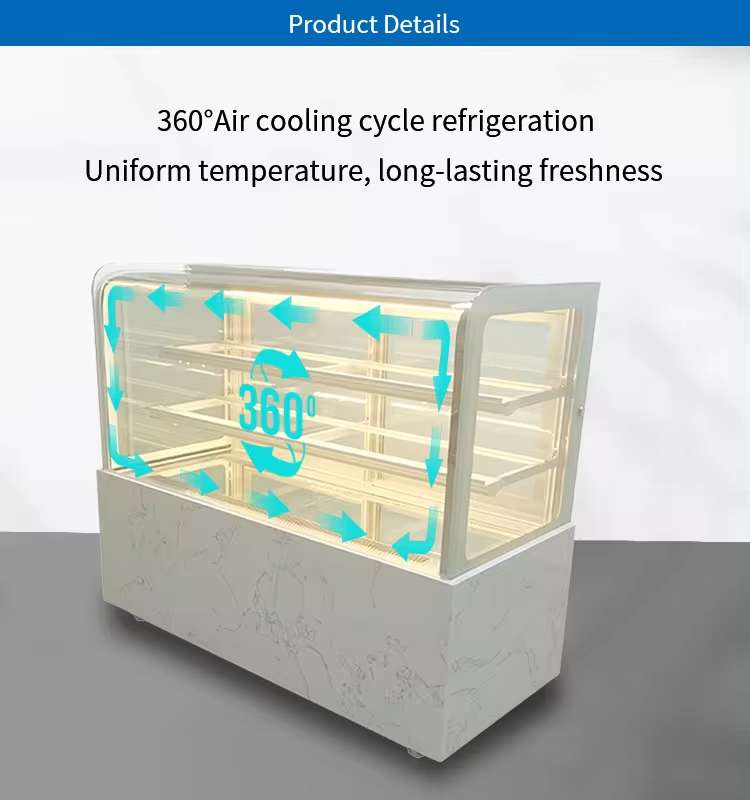 Refrigeration Equipment Table Top Cake Display Chiller Refrigerated ...