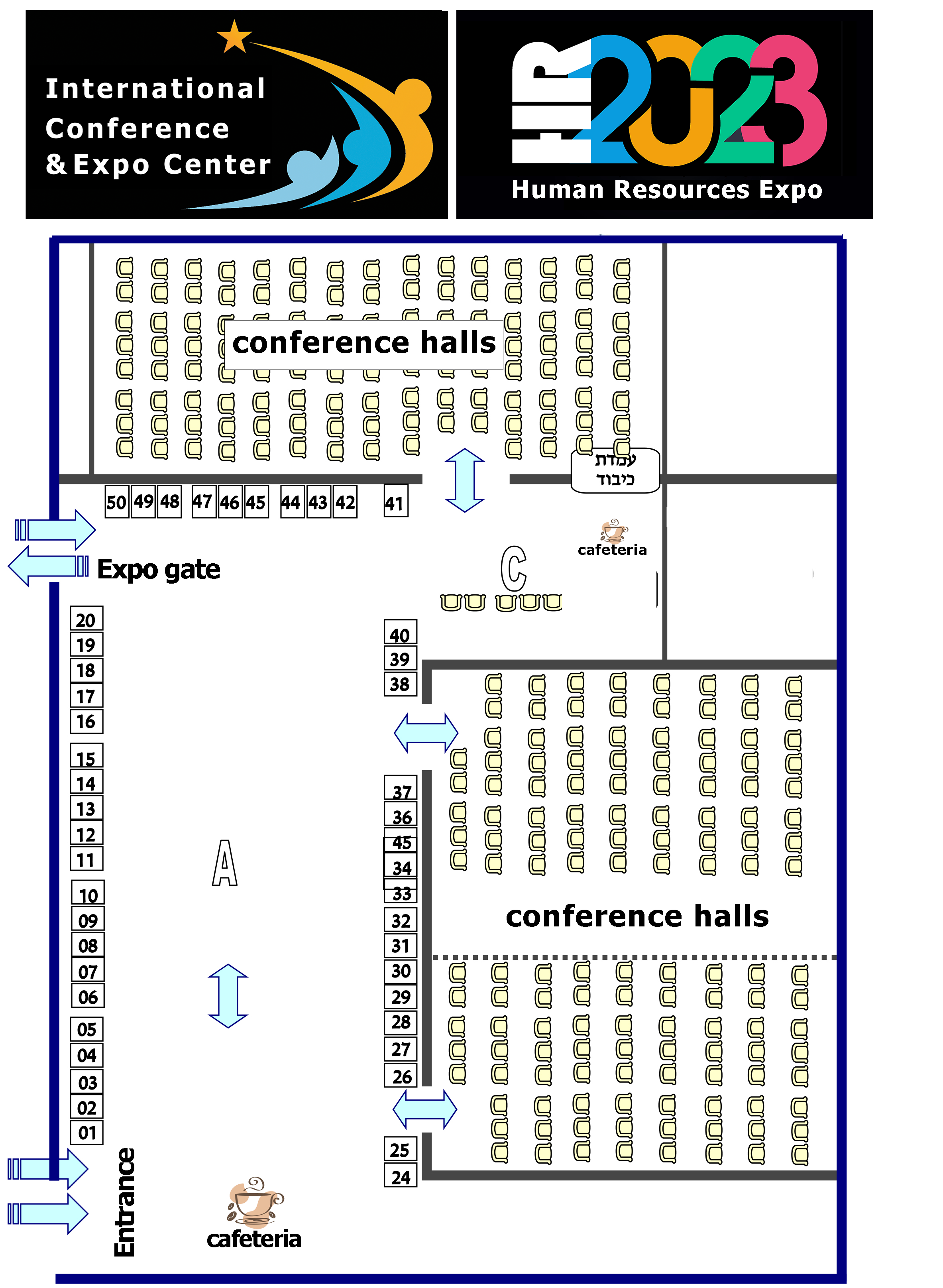 The booths map in the Conference complex - The International Conference ...