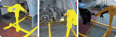 HGV Brake Hub and Caliper lifter