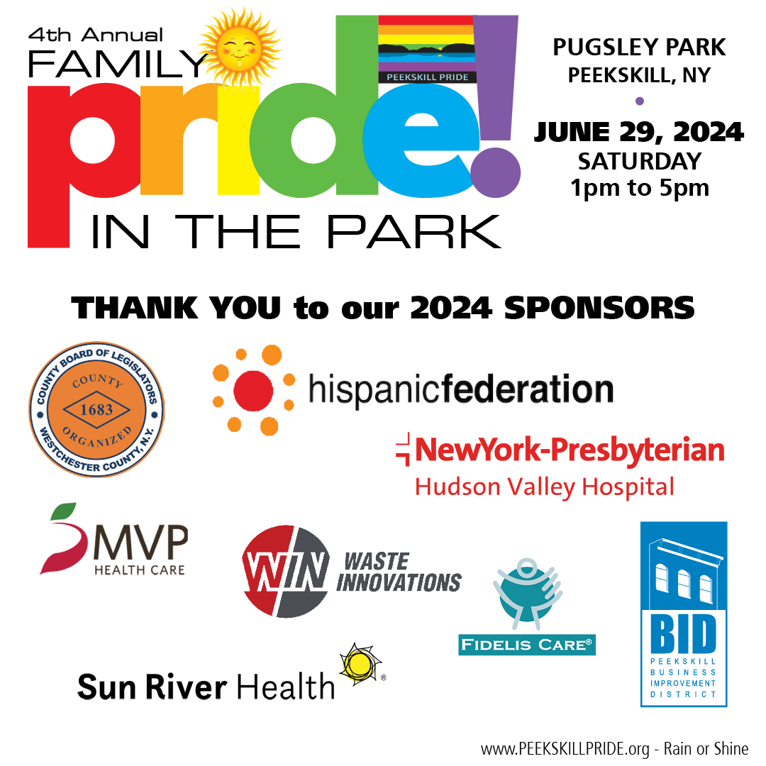 Peekskill Pride, Family Pride in the Park - Peekskill Pride Inc