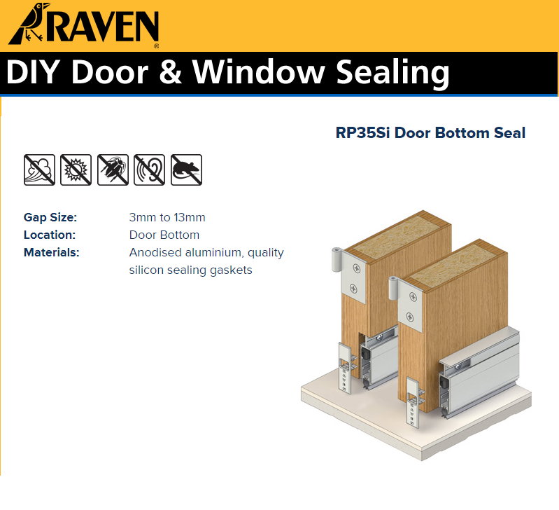 Door Bottom Seals - R35 Si - Raven - Raniyo (Pvt) Ltd