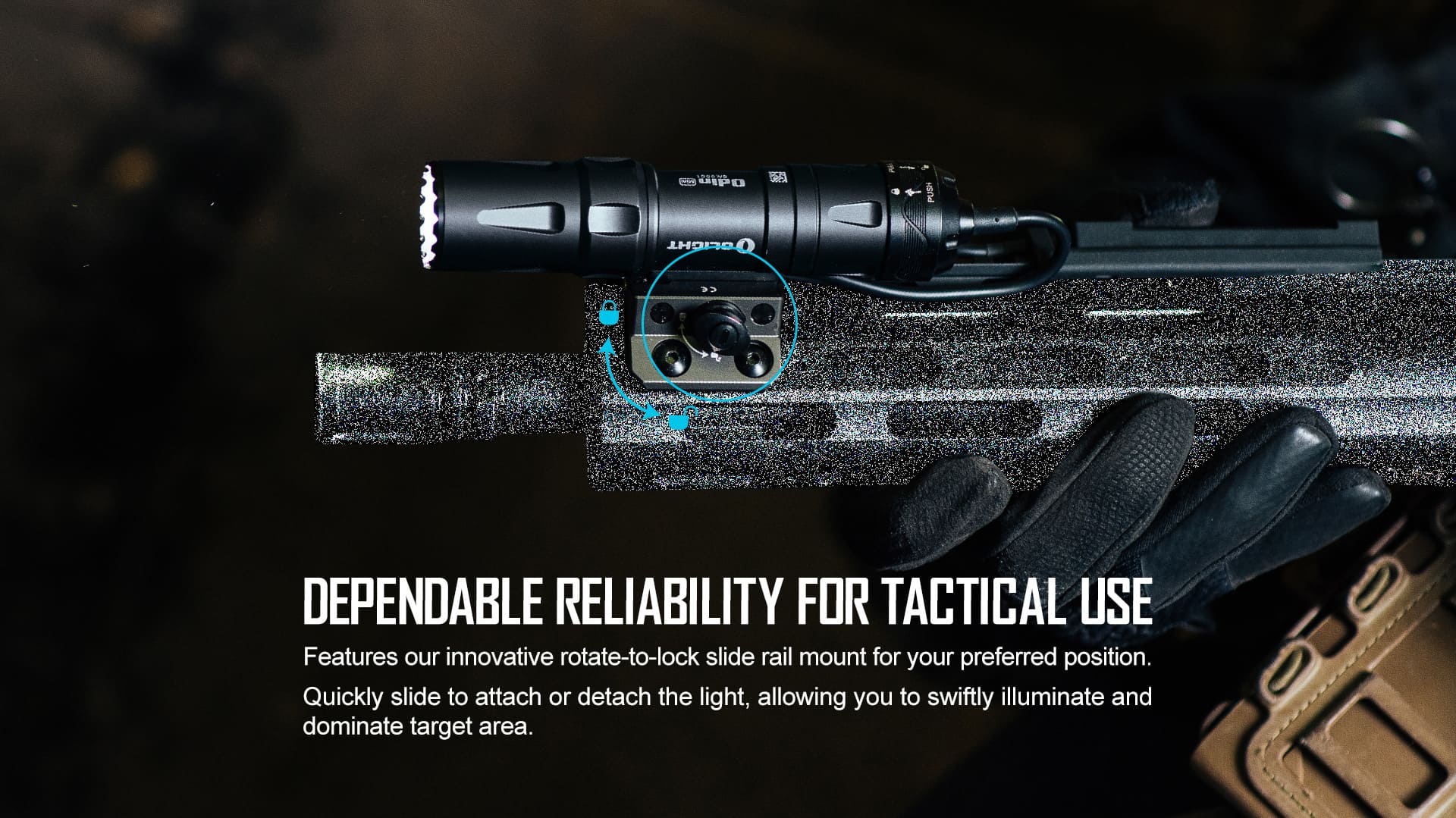 ערכה מלאה OLIGHT ODIN MINI - ציוד לחיילים ושיפצורים לנשק