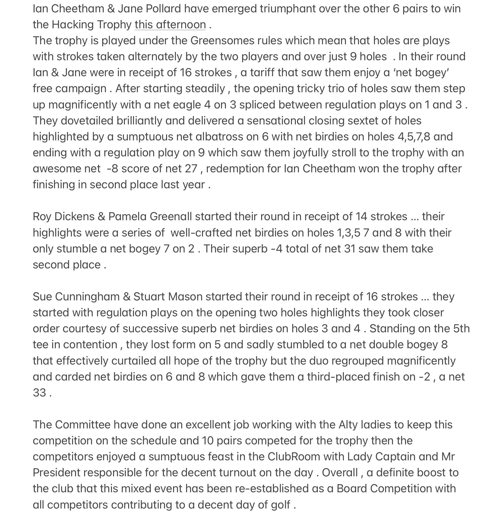 Hacking Trophy 2023 - GolfBoardCompetitionArchives