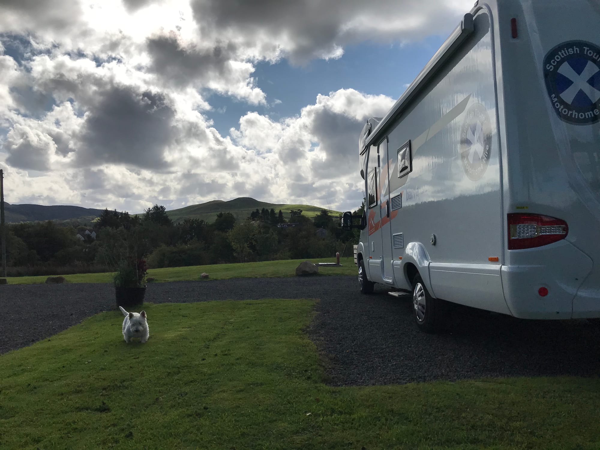 Pictures of our lovely site at Powmill - Powmill Caravan and Motorhome ...