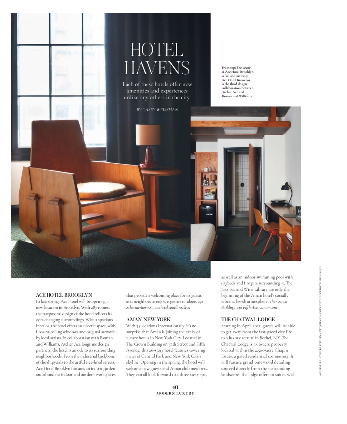 Modern Luxury Manhattan // March 2021 - Casey Weissman