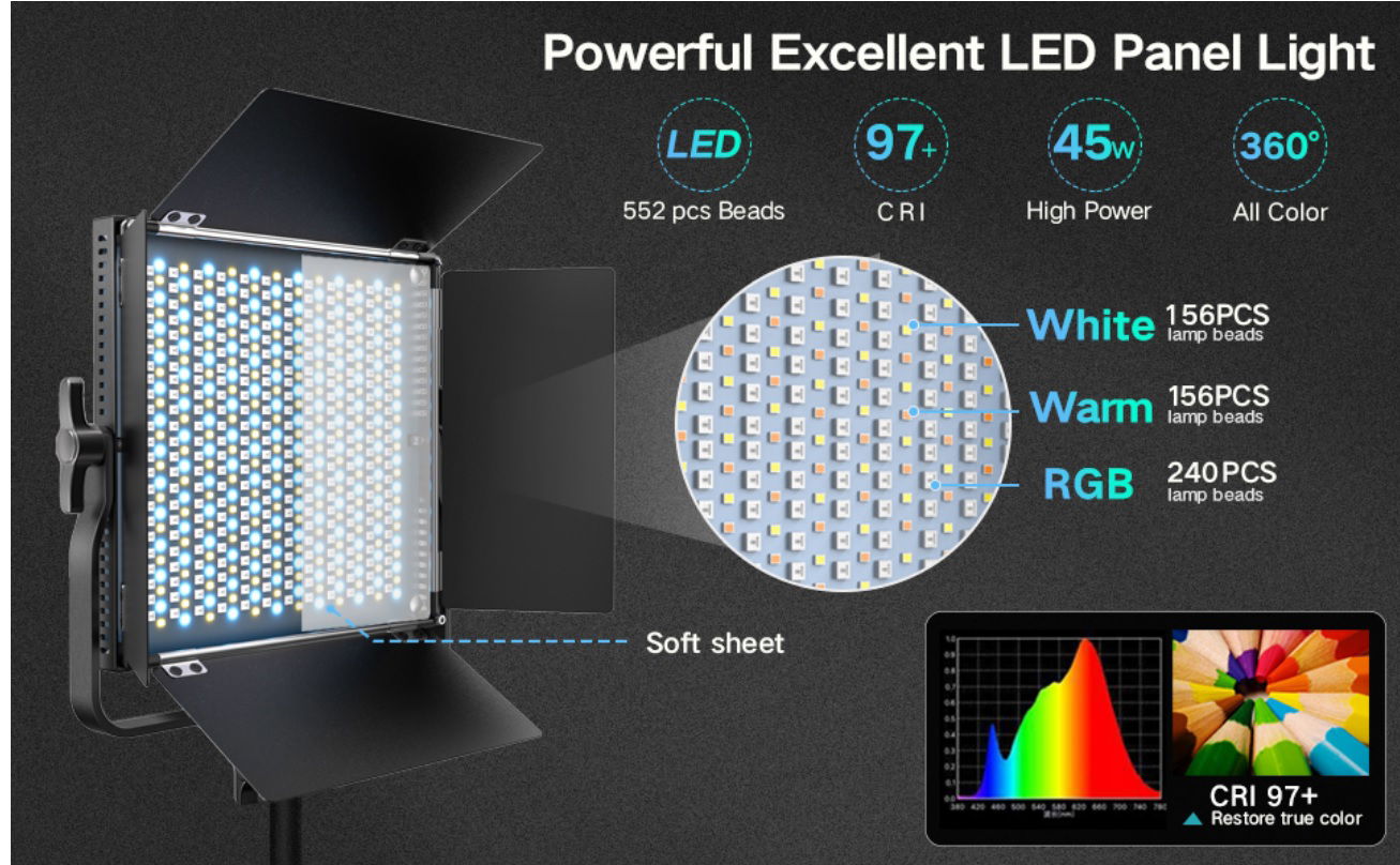 Pixel K80 - KIT de 2 Lampes LED RVB - vpptechnologie