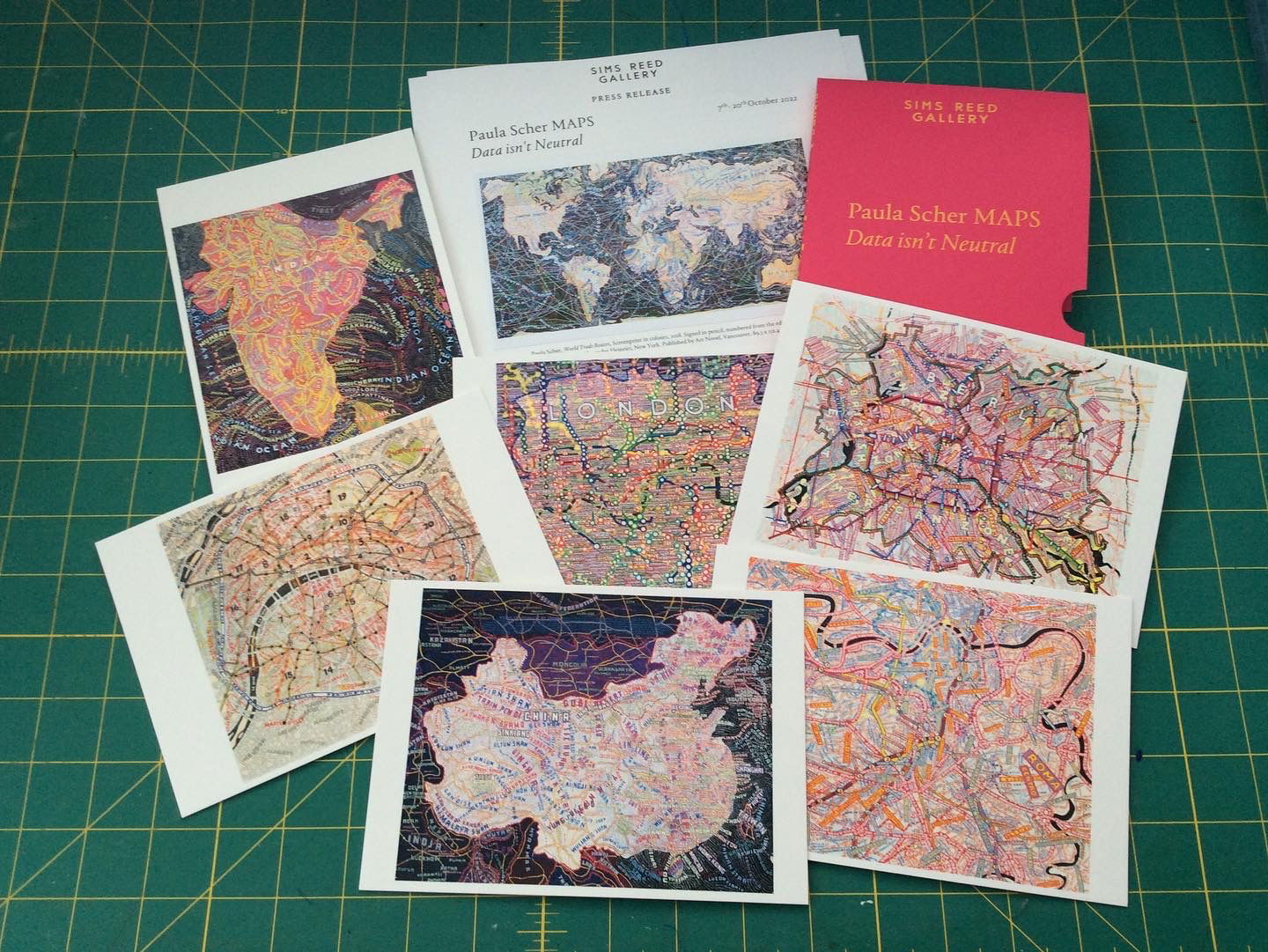 Paula Scher at Sims Reed Gallery... - The Artist Hawkins