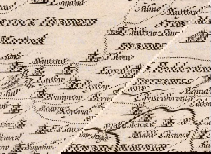 Montacute Maps through Time - Bec's Notes