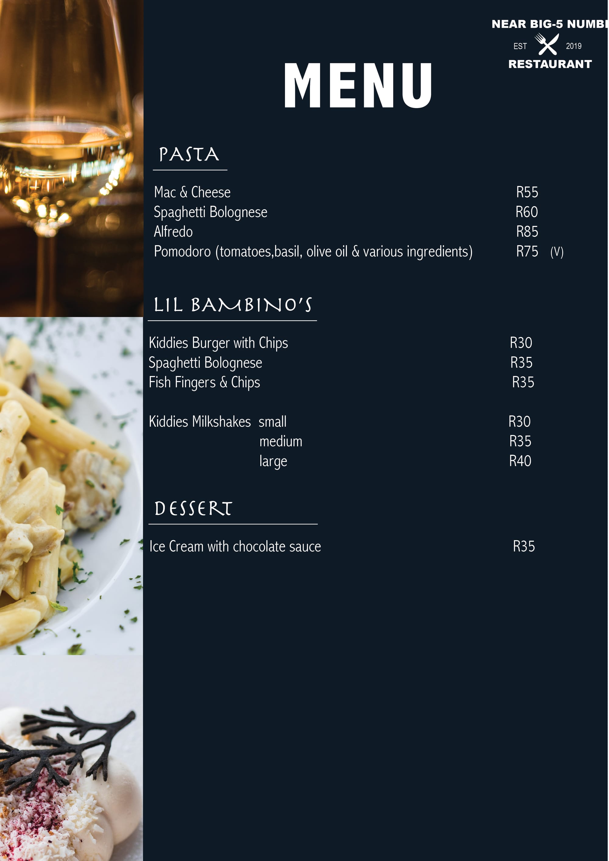 RESTAURANT - Near Big 5 Numbi Lodge