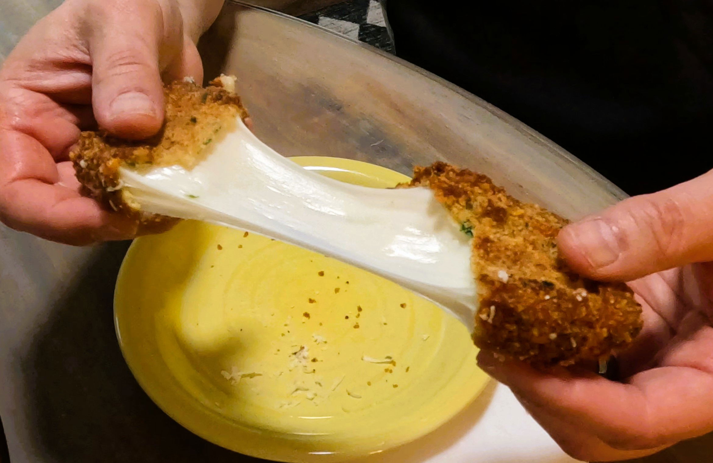 Fried Mozzarella - Brooklyn Brothers Cooking