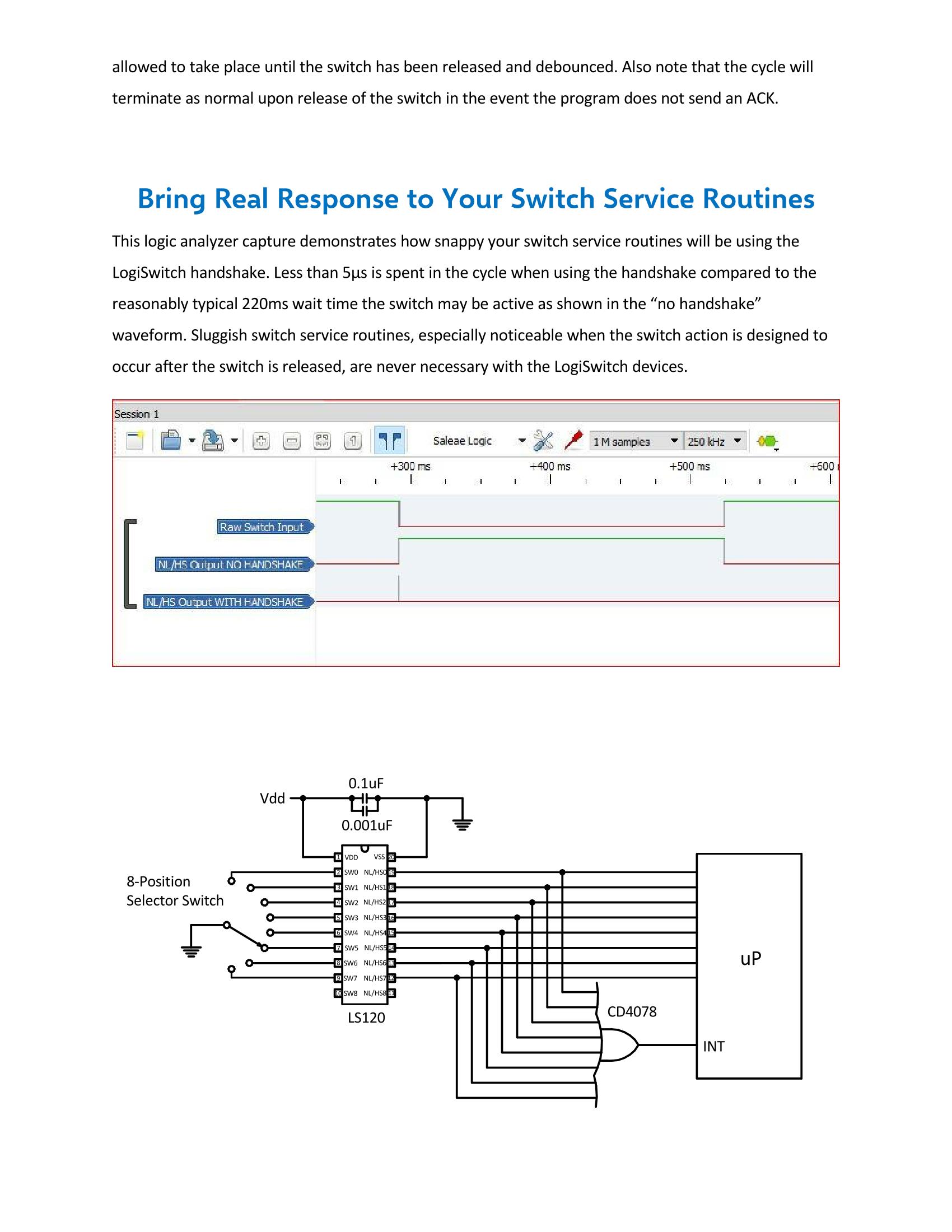 Bounce Free Switches Pushbutton and Micro Limit Switches