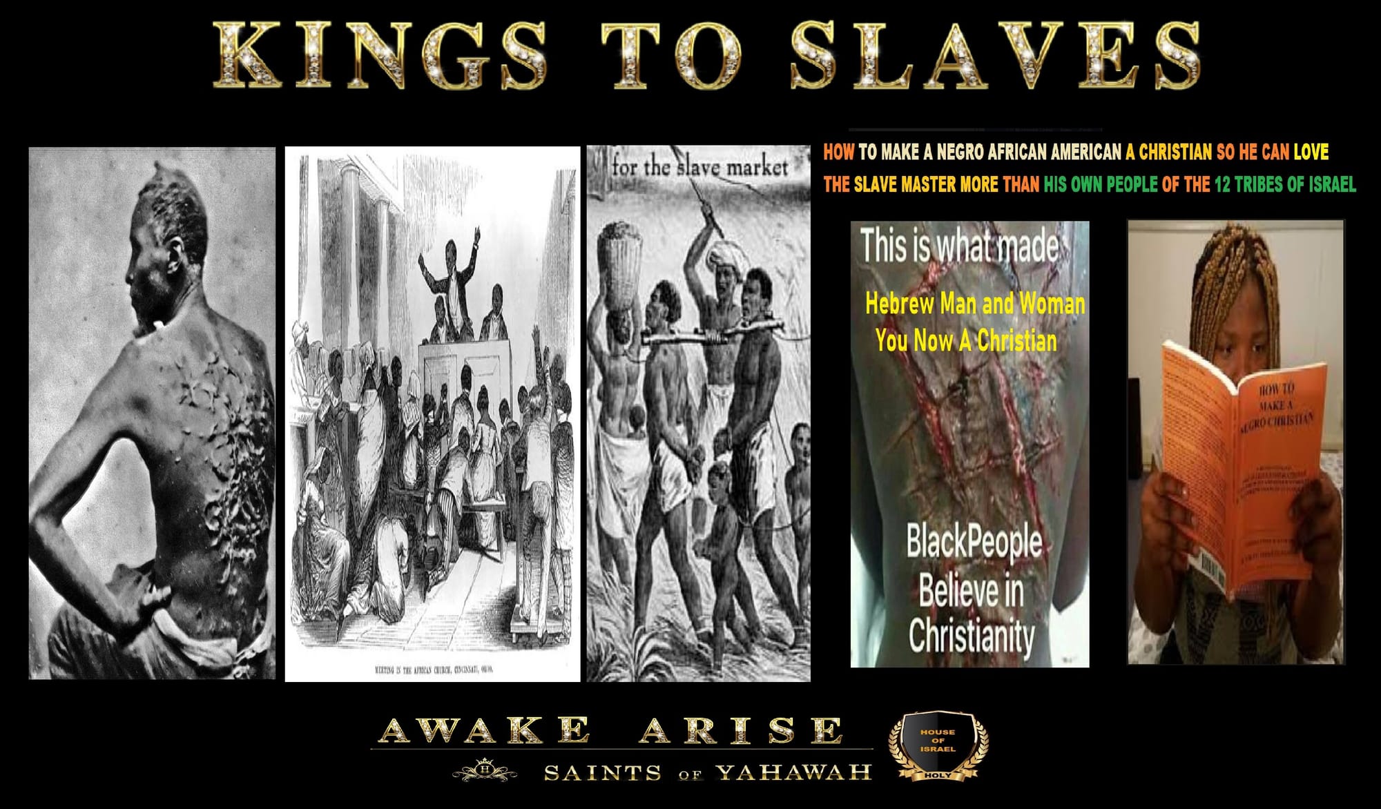 BONDAGE - SLAVERY OF THE HEBRW ISRAELITES -YAHAWAH'S INHERITANCE