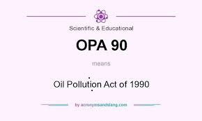 OPA 90, USA - PRUDENT SHIPMANAGEMENT