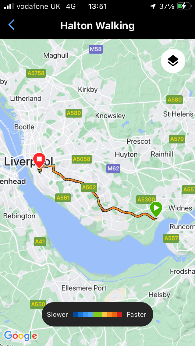 CHESTER to LIVERPOOL - Walking the County Towns