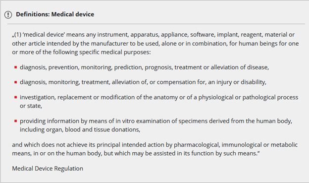 Medical Device Classification and Medical Software Classification ...