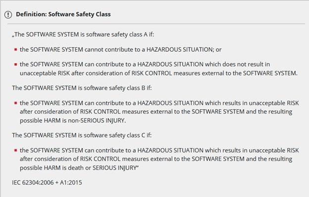 Medical Device Classification and Medical Software Classification ...
