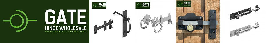 Gate Fixings / Black or Silver Gate Fittings - Buy Online