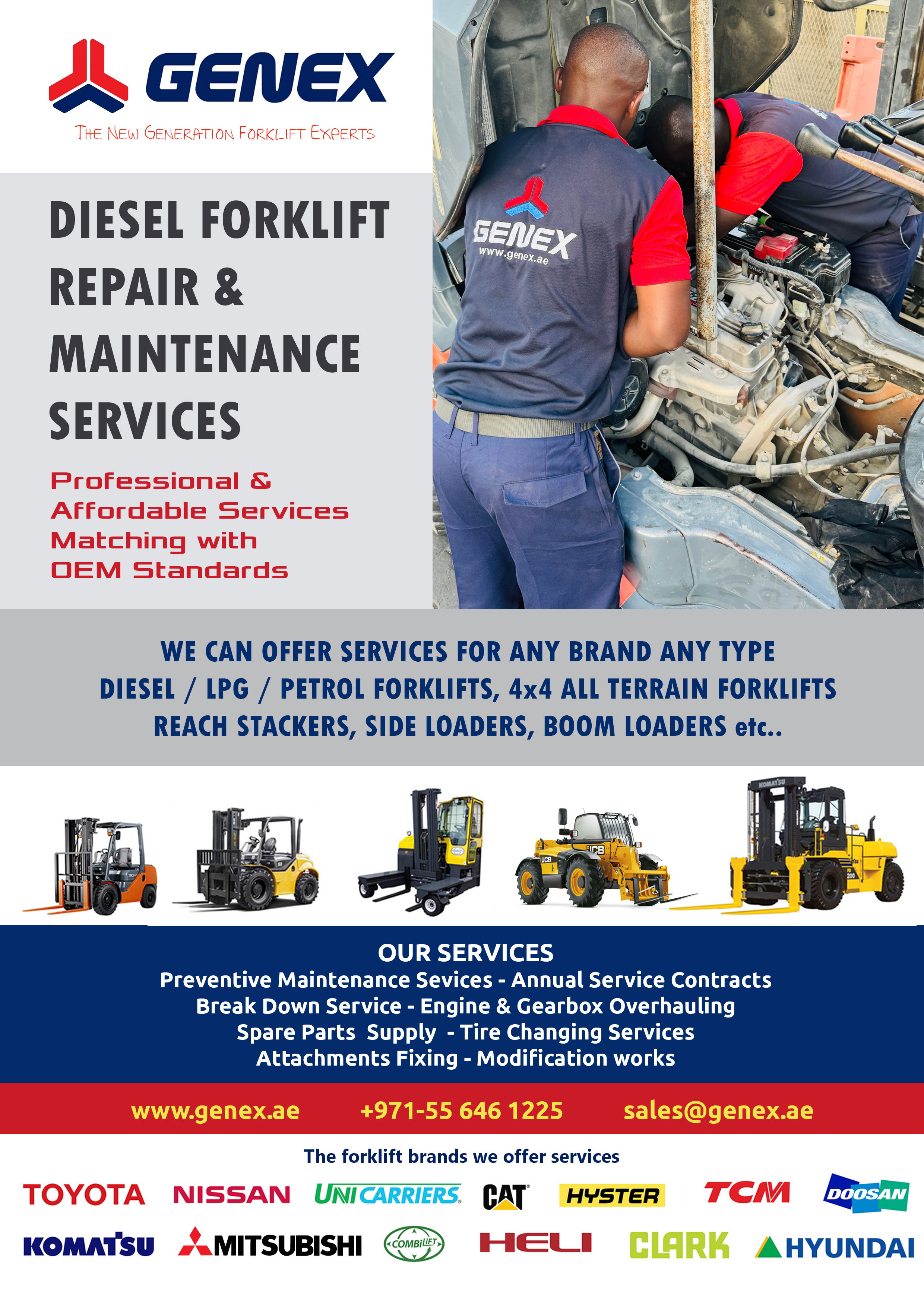 Forklift Repair - GENEX.AE