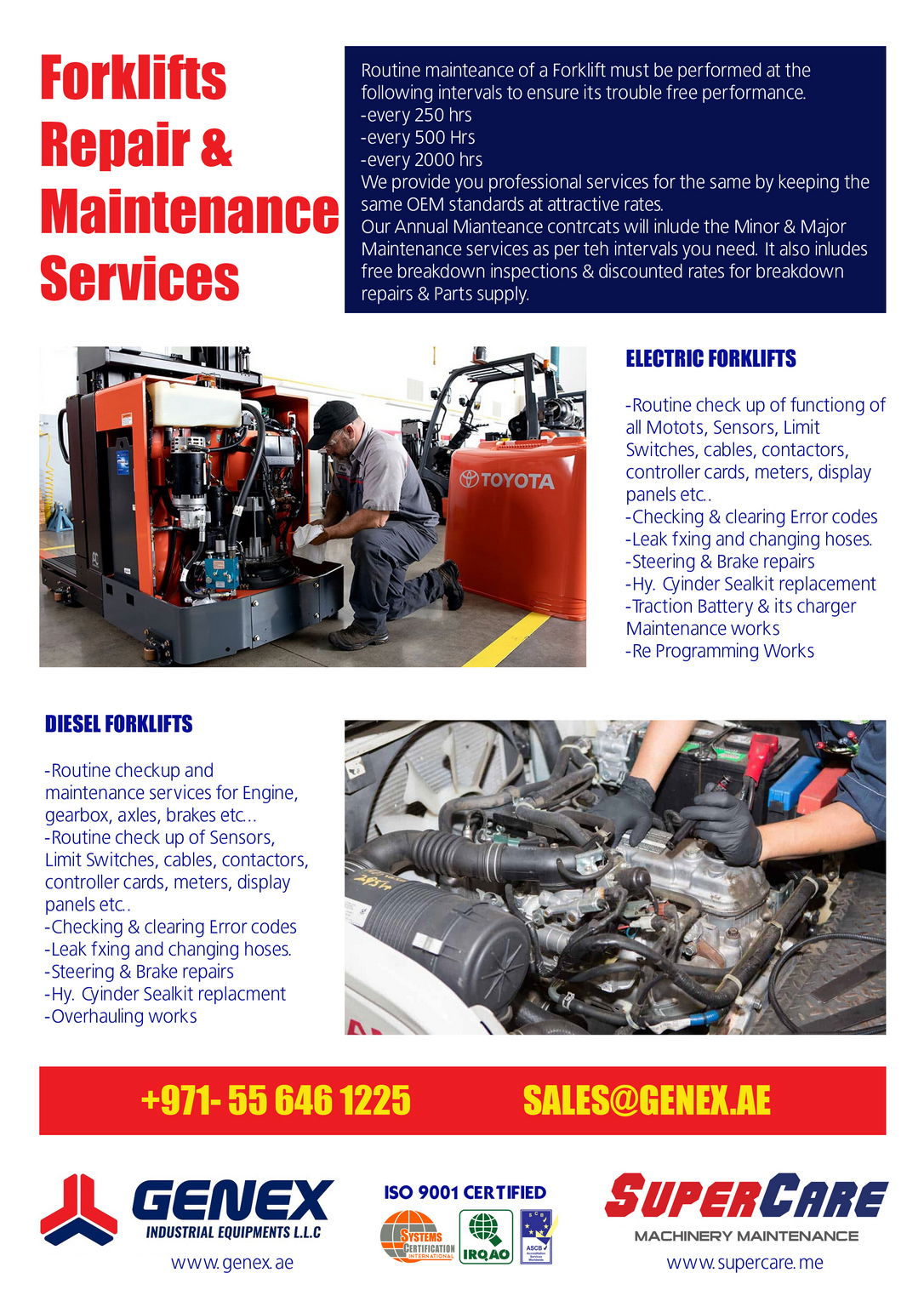 Forklift Repair - GENEX.AE