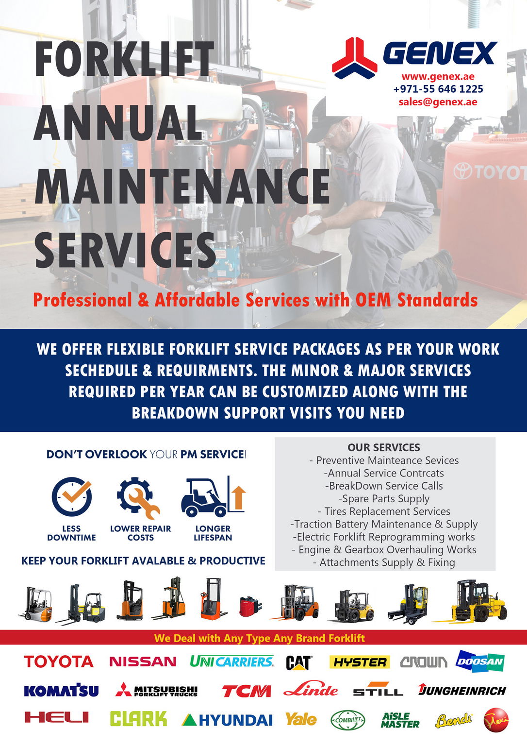 Forklift Repair - GENEX.AE