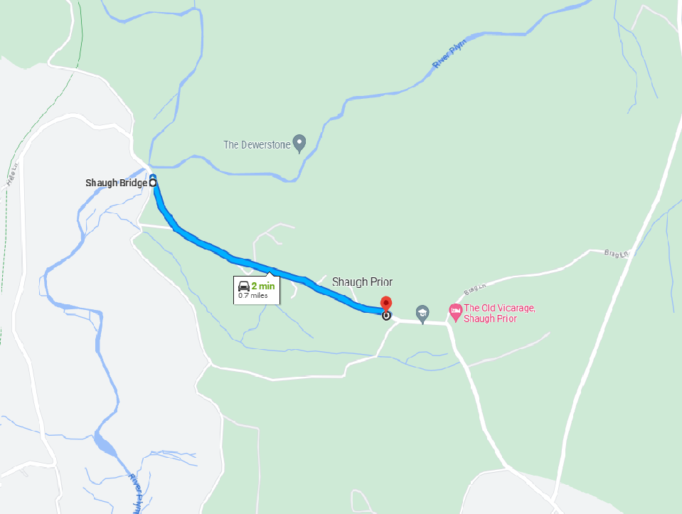 Shaugh Bridge Walk - The White Thorn Inn