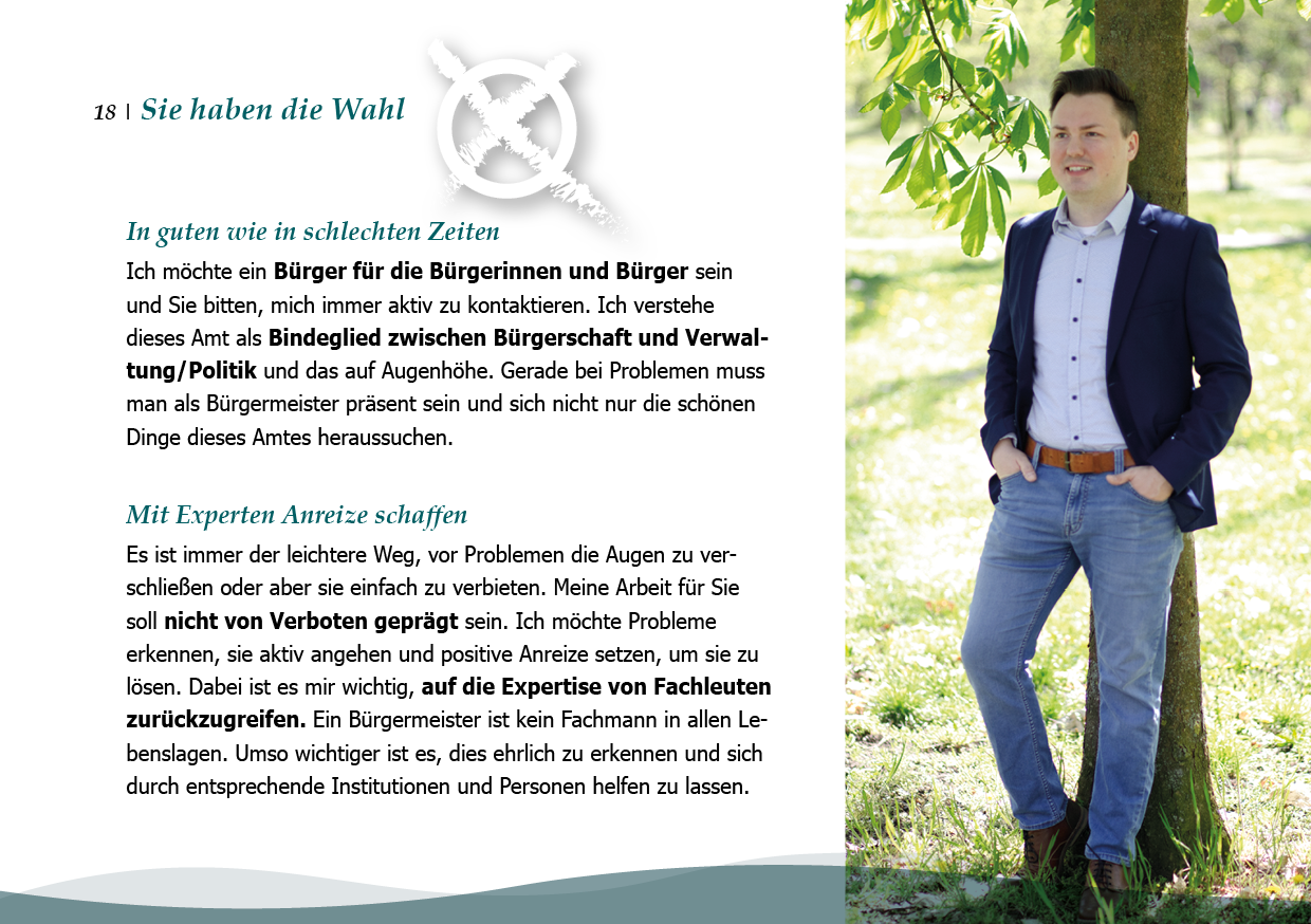 Sie haben die Wahl - parteilos I MICHAEL GERLACH I parteilos