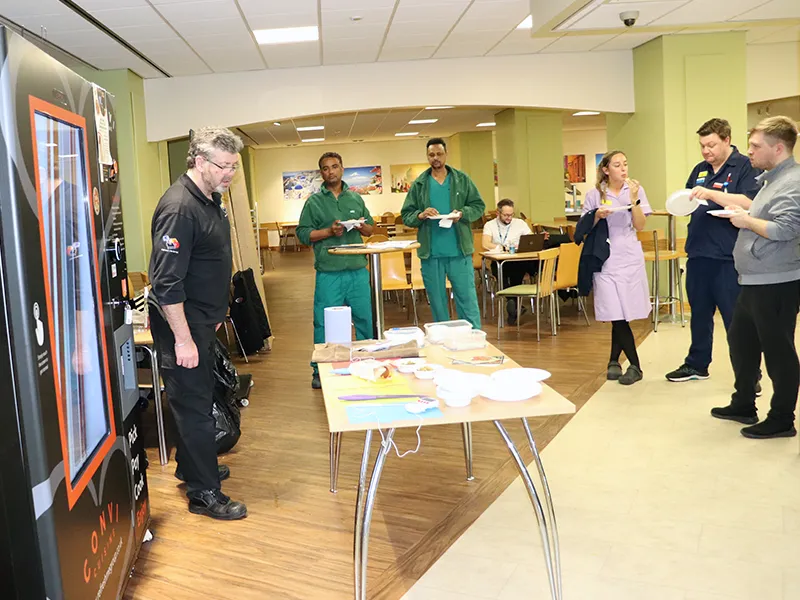 NHS Sheffield middle of the night drop-in food sampling sessions