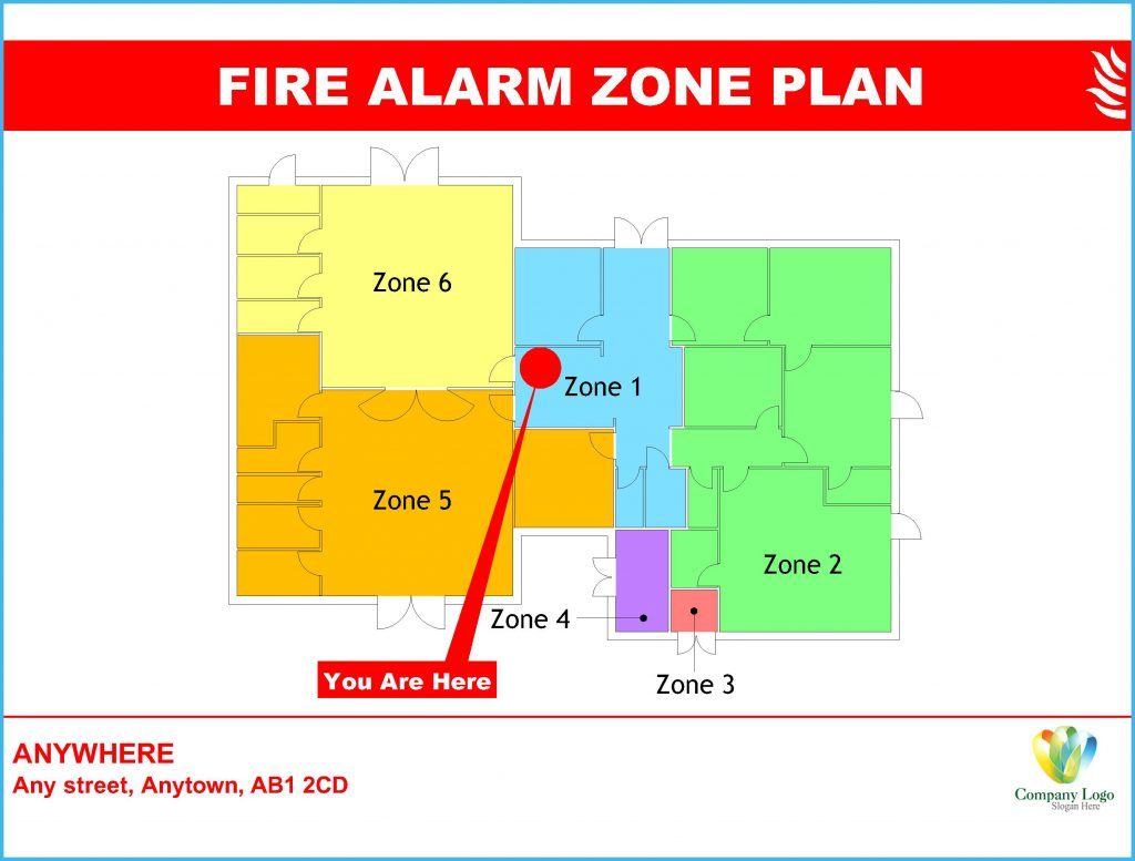 Fire Alarm Zone Plan - Blocks of Flats - Berkshire, Surrey & London
