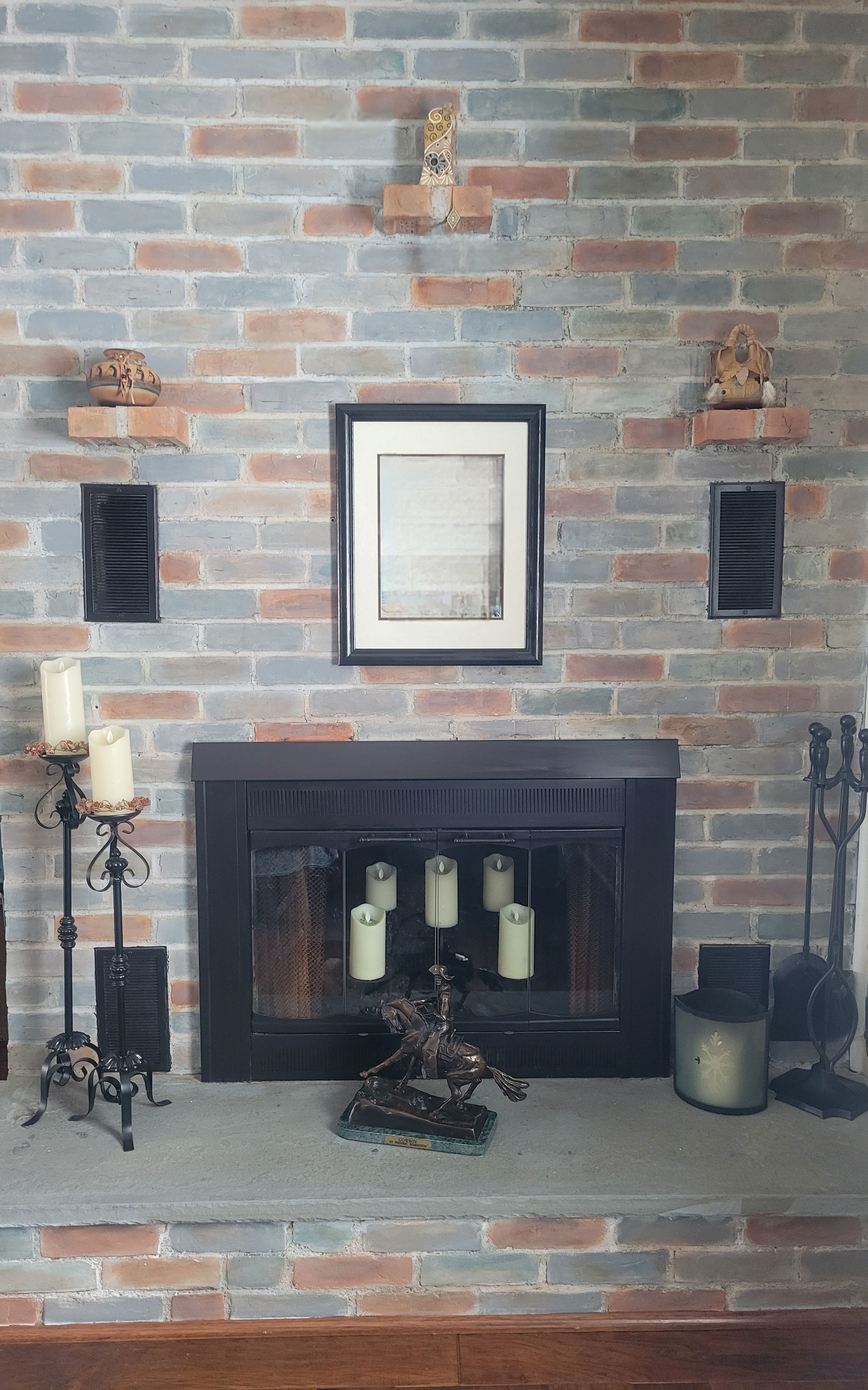 DIY: REfresh your Fireplace - REdecorate with Laura